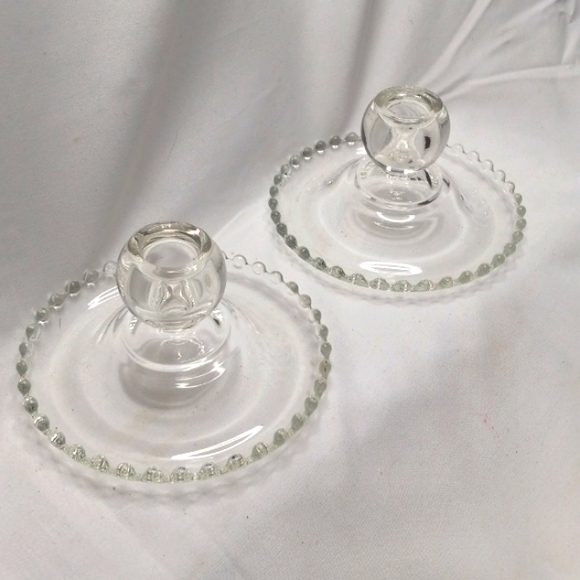 imperial | Accents | Imperial Glass Vintage Candlewick Candlesticks Set ...